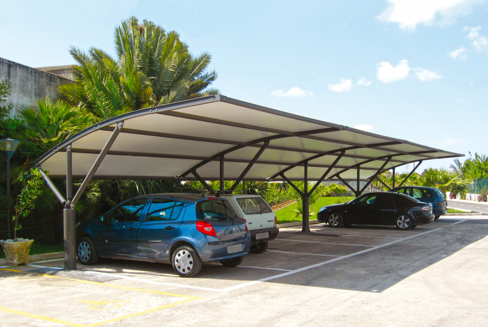Progettazione carport e parcheggi per auto - Pergotenda® Corradi
